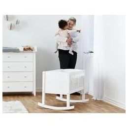 Hoppekids &raquo;Baby&laquo; Wiege mit Funktion Babywiege 40x80 cm inkl. Matratze