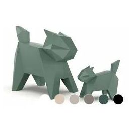 Vondom &raquo;Neko & Koneko&laquo; Origami Figur gro&szlig; / Basic Matt / Gr&uuml;n 2016