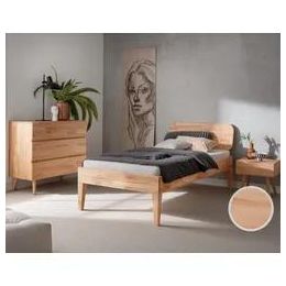 Massivholz &raquo;Los Angeles II&laquo; Kernbuche Massivholzbett &ndash; erh&auml;ltlich in 11 Gr&ouml;&szlig;en