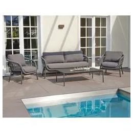 La Casa &raquo;Bari&laquo; Outdoor Lounge-Set 3-teilig anthrazit