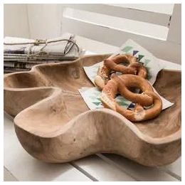 die Faktorei &raquo;Teak&laquo; Unikat-Schale &Oslash; ca. 40 cm