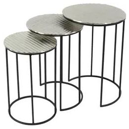 Voss Design &raquo;Round&laquo; Beistelltisch 3-tlg. Set