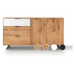 Massivholz &raquo;Lugano&laquo; Sideboard IV mit Holzf&uuml;&szlig;e &ndash; erh&auml;ltlich in 12 Ausf&uuml;hrungen