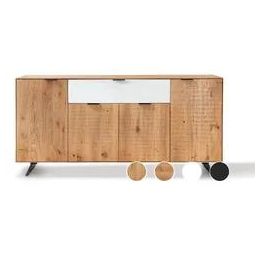 Massivholz &raquo;Lugano&laquo; Sideboard VI mit Holzf&uuml;&szlig;en &ndash; erh&auml;ltlich in 12 Ausf&uuml;hrungen