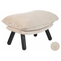 Zuiver Hocker Lazy Sack Teddy-Stoff beige