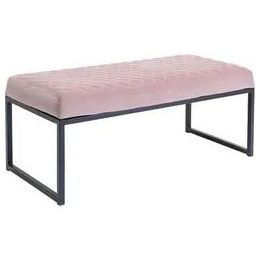 KARE Design &raquo;Smart&laquo; Bank Velvet Rosa 40x90x40 cm