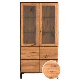 Bodahl &raquo;Birmingham&laquo; Massivholz Highboard Wild Oak &ndash; erh&auml;ltlich in 3 Farben