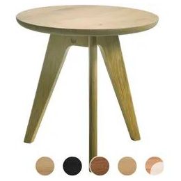 Hasena Oak-Line Nachttisch Circo 44 cm / Eiche bianco, geb&uuml;rstet, ge&ouml;lt
