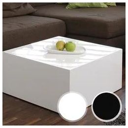 Salesfever &raquo;Black&White&laquo; Couchtisch eckig schwarz