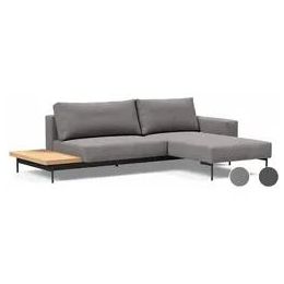 Innovation &raquo;Bragi&laquo; Sofa Bezug 217 Flashtex Light Grey / ohne Beistelltisch