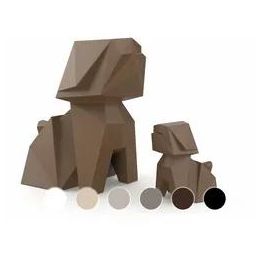 Vondom &raquo;Inu & Koinu&laquo; Origami Figur gro&szlig; / Hochglanz Lackiert / Ecru 3103