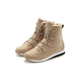 VIVANCE BY LASCANA Stiefelette beige Gr. 37 f&uuml;r Damen