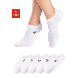 H.I.S. H.I.S Sneakersocken wei&szlig; Gr. 39-42 f&uuml;r Damen. Elastisch. Nachhaltig.