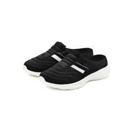 VIVANCE BY LASCANA Sabot 'Slip-On-Sneaker, Sneaker, Freizeitschuh, Halbschuh,' mehrfarbig Gr. 41 f&uuml;r Damen. Mit Lederimitatverzierung, Ziernaht