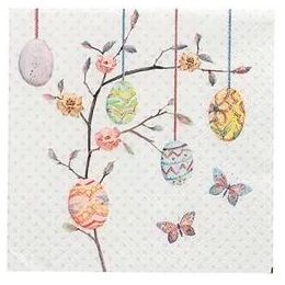 Papstar Servietten, 3-lagig 1/4-Falz 25 cm x 25 cm "Easter Branch" 280 St&uuml;ck