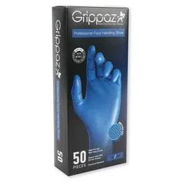 Hygostar Power Grip Long "Extra" Nitrilhandschuhe blau puderfrei, VE 500 St&uuml;ck 9/L