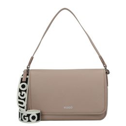 Hugo Schultertasche Damen Gr&ouml;&szlig;e One Size nude / silber