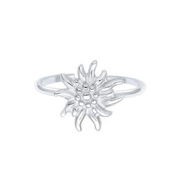 Elli Ring 'Edelweiss' Damen Gr&ouml;&szlig;e 50/60 silber