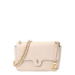 U.S. Polo Assn. Tasche 'Jones' Damen Gr&ouml;&szlig;e One Size ecru / gold
