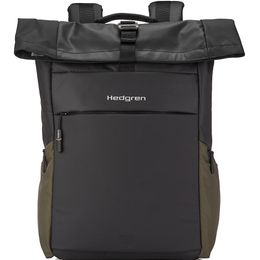Hedgren Rucksack 'Line' Damen Gr&ouml;&szlig;e One Size khaki / schwarz / wei&szlig;