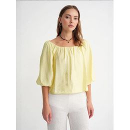 Mixray Blouse female Yellow size M