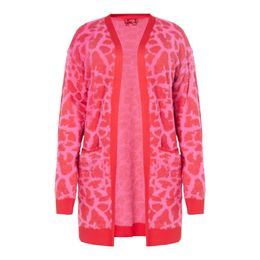 swirly Strickjacke Damen Gr&ouml;&szlig;e S pink / rot