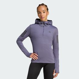 adidas Performance Funktionsshirt 'Own The Run' Damen Gr&ouml;&szlig;e XXXS/XXS dunkelgrau / lavendel