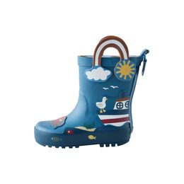 next Gummistiefel Jungen Gr&ouml;&szlig;e 32 blau / gelb / rot / wei&szlig;