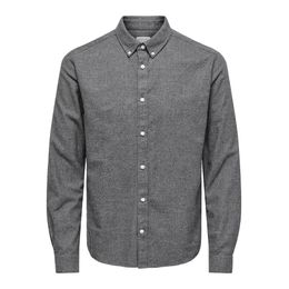 Only & Sons Only & Sons Button Up Shirt 'Nikola' male Grey size M