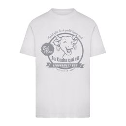 F4NT4STIC Shirt 'The Laughing Cow' male White size S