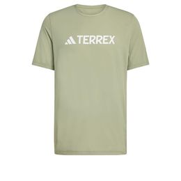 adidas terrex Funktionsshirt Herren Gr&ouml;&szlig;e M gr&uuml;n / wei&szlig;