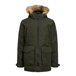 Jack & Jones Jack & Jones Junior Winter Jacket 'JJECraft' boy Green size 176