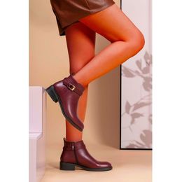 C'M Boots in Rot - 68% | Gr&ouml;&szlig;e 41 | Damen-stiefel