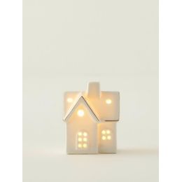 Bella Maison Dekoobjekt mit LED-Beleuchtung in Creme - (B)5 x (H)7 x (T)5 cm - 28% | Lichterketten-dekobeleuchtung
