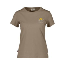 Dolomite Shirt "Strenta G3" in Grau/ Beige - 62% | Gr&ouml;&szlig;e L | Damen-tops