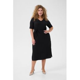 Kaffe curve Kleid "Civena" in Schwarz - 58% | Gr&ouml;&szlig;e L | Damen-kleider