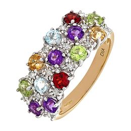 Revoni Gold-Ring mit Diamanten - 76% | Gr&ouml;&szlig;e 55 | Schmuck