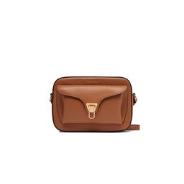 Coccinelle Leder-Umh&auml;ngetasche in Hellbraun - (B)21 x (H)15 x (T)7 cm - 15% | Damen-taschen