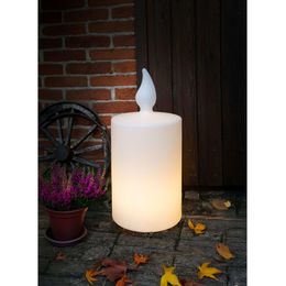 8 Seasons LED-Dekoleuchte "Candle" in Wei&szlig; - (H)60 x &Oslash; 38,5 cm - 14% | Lichterketten-dekobeleuchtung