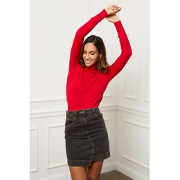 Soft Cashmere Rollkragenpullover in Rot - 63% | Gr&ouml;&szlig;e 38/40 | Damen-pullover-cardigans