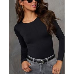 Milan Kiss Longsleeve in Schwarz - 60% | Gr&ouml;&szlig;e M | Damen-tops
