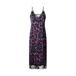 Pepe Jeans Kleid Damen Gr&ouml;&szlig;e 38 blau / magenta / schwarz Winterkleid