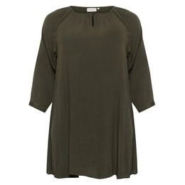 Kaffe curve Tunika in Khaki - 43% | Gr&ouml;&szlig;e 50 | Damen-blusen