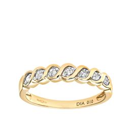 Revoni Gold-Ring mit Diamanten - 76% | Gr&ouml;&szlig;e 56 | Schmuck
