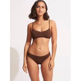 Seafolly Bikini-Hose in Braun - 42% | Gr&ouml;&szlig;e M | Damen-bademode