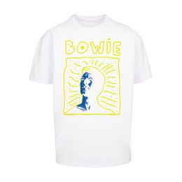 F4NT4STIC Shirt 'David Bowie Rock Music Band 90s' Herren Gr&ouml;&szlig;e XS blau / gelb / wei&szlig;