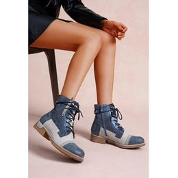Foreverfolie Boots in Blau - 70% | Gr&ouml;&szlig;e 41 | Damen-stiefel