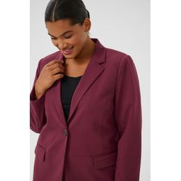 Kaffe curve Blazer "Sakira" in Bordeaux - 60% | Gr&ouml;&szlig;e 52 | Damenjacken