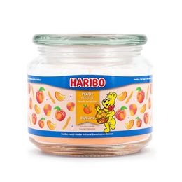 Haribo Duftkerze "Haribo Peach Paradise" in Orange - 300 g - 42% | Kerzen-vasen