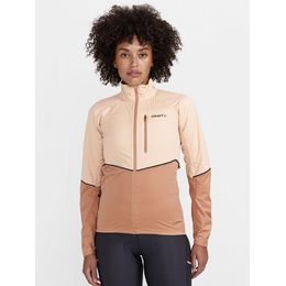 Craft Fahrradjacke "Adv Endurance Hydro" in Rosa/ Beige - 62% | Gr&ouml;&szlig;e M | Damen-outdoorjacken